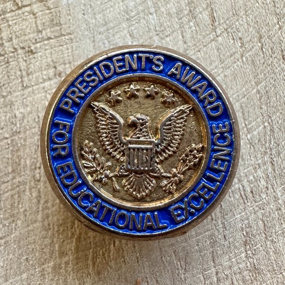 Vintage | Accessories | Presidents Award For Educational Excellence Pin ...